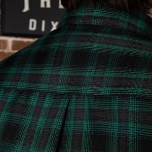DIXXON | Shirts | Dixxon Mccaffrey Green Plaid Flannel Long Sleeve ...